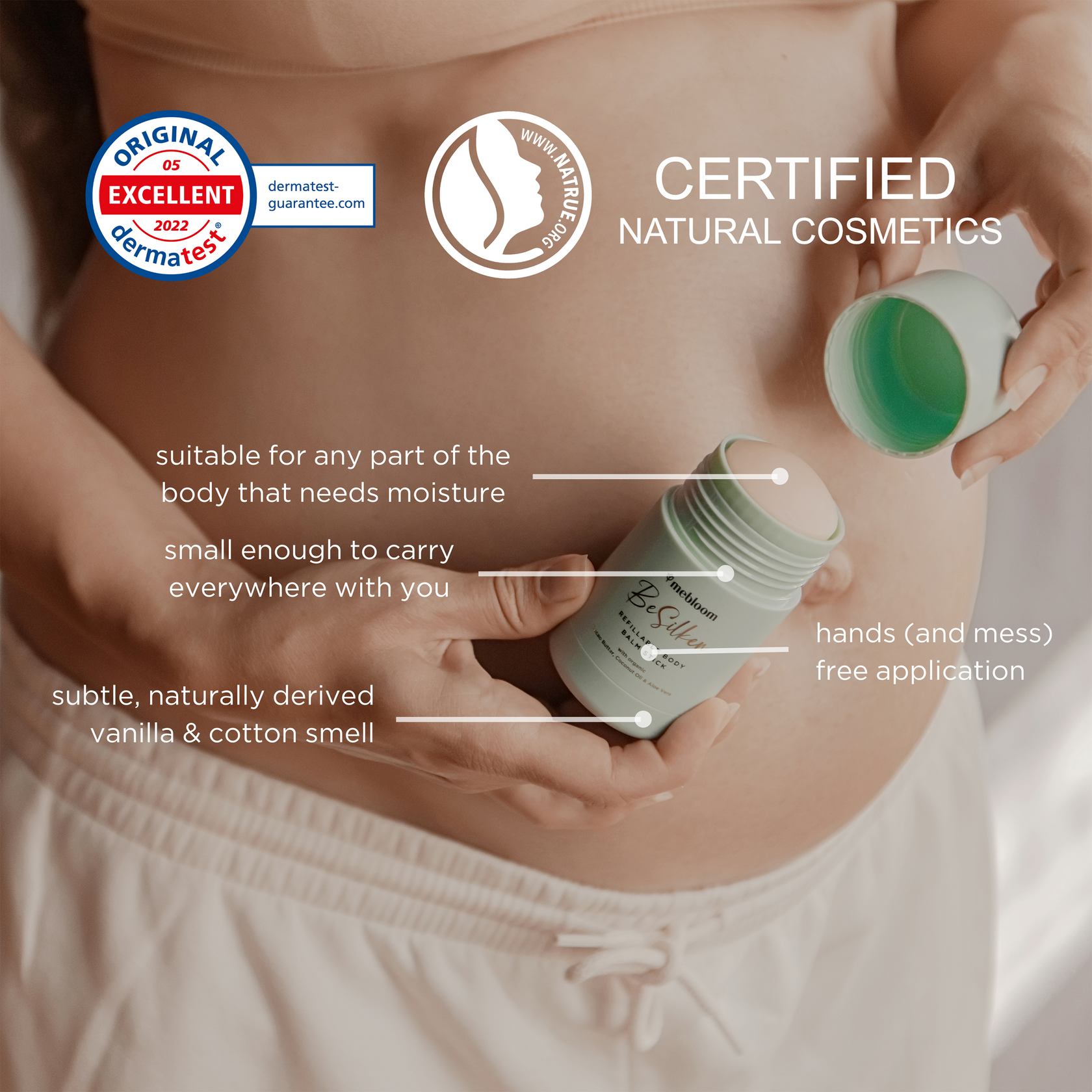 Refillable Belly Balm - Mom-To-Be Stretch Marks Moisture Stick – MeBloom